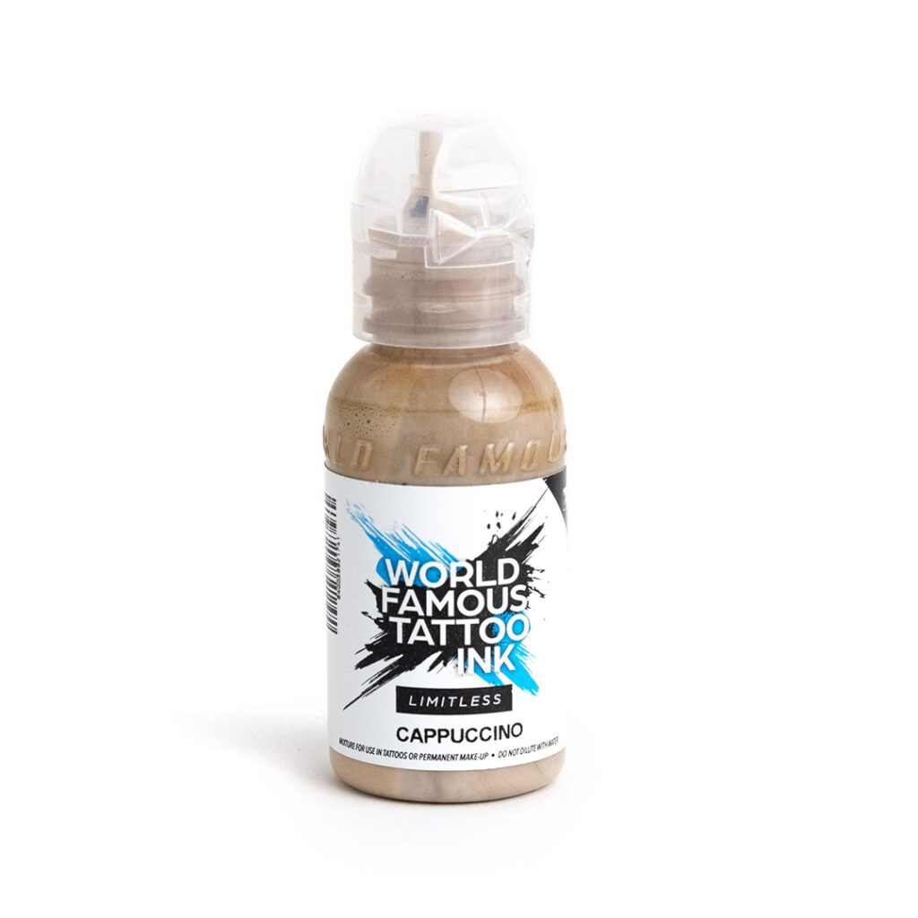 World Famous Limitless Tattoo Ink - Cappuccino- 30 ml - Art by Nikka ...