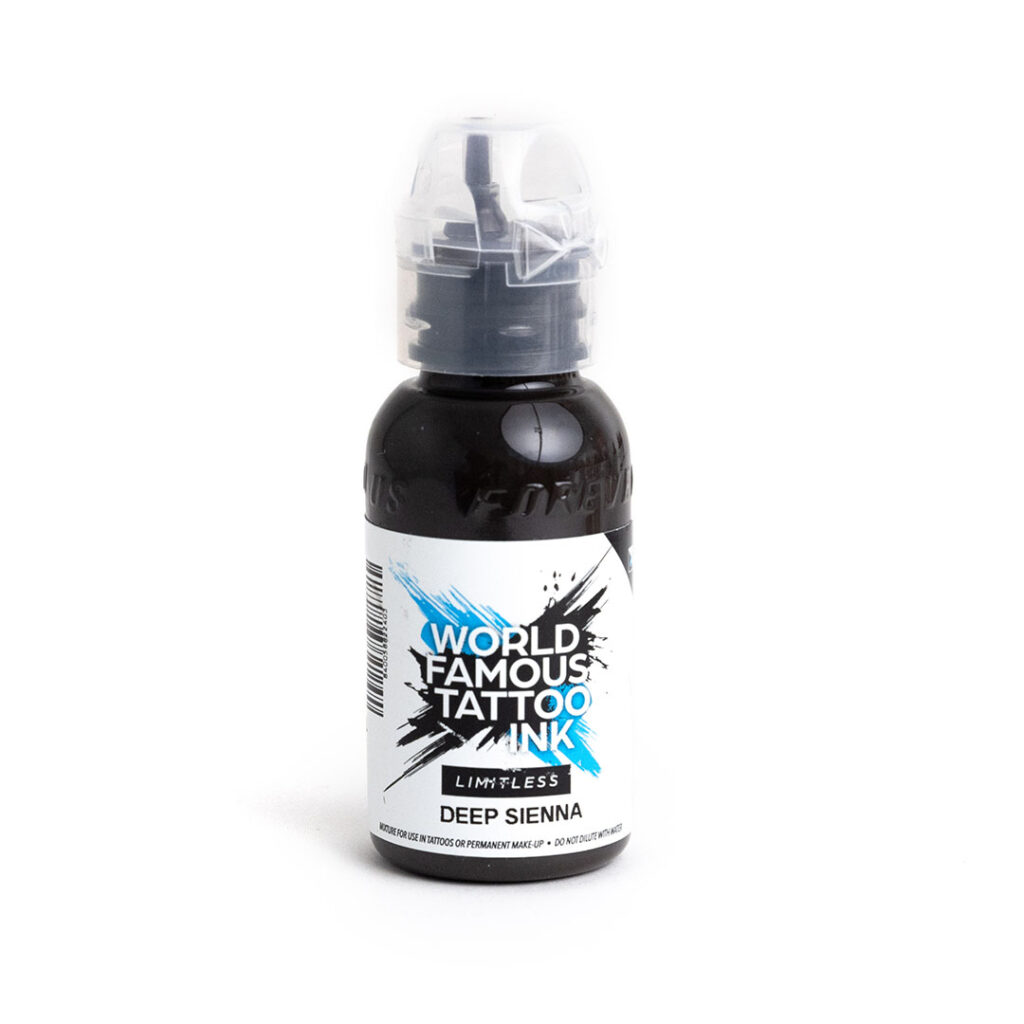 World Famous Limitless Tattoo Ink - Deep Sienna - 30 ml - Art by Nikka ...